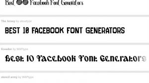 Top 10 Facebook Font Generators Reviewundefined