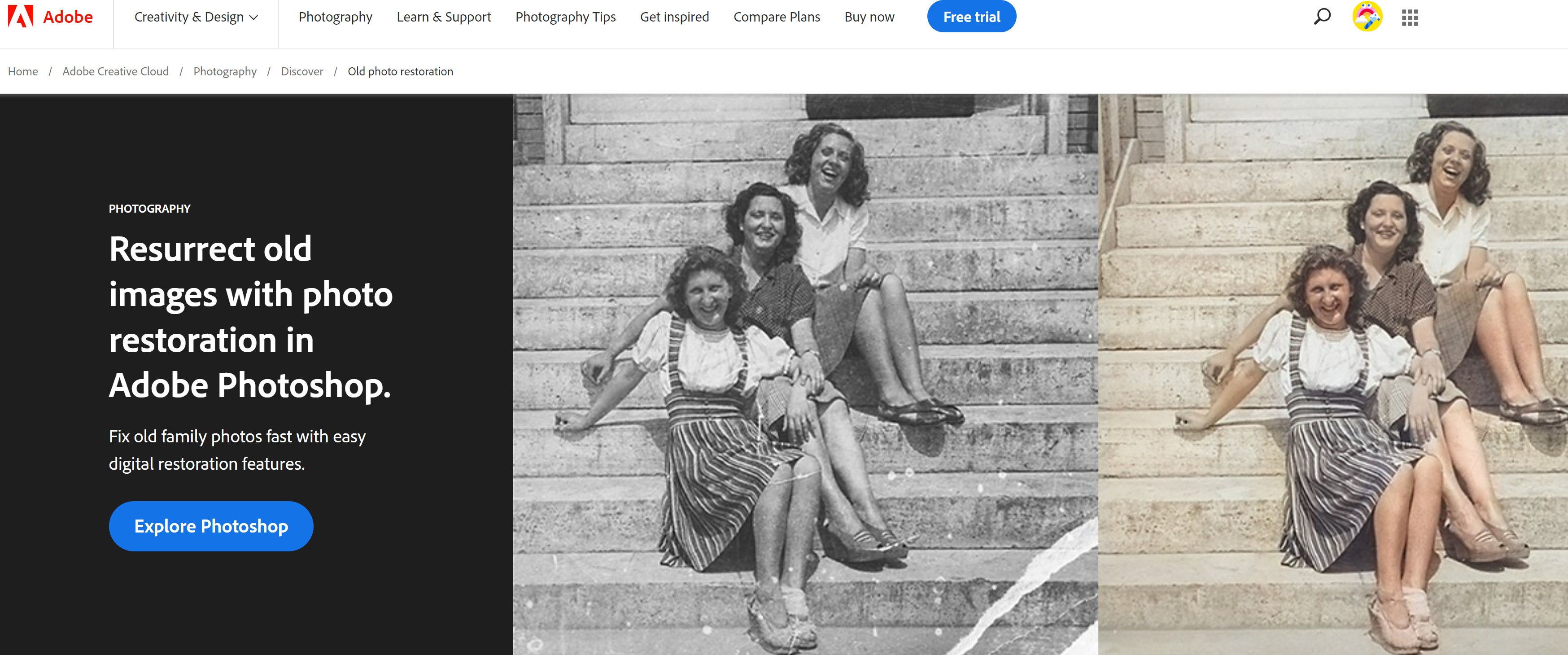 VanceAI Photo Restoration | Online Lossless Photo Repair with AI