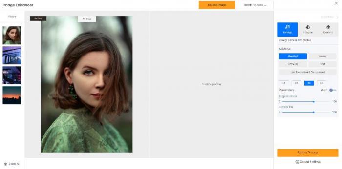 AI Upscale Image to 4k Losslessly